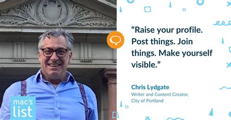 Writing A New Chapter Chris Lydgates Job Search Success Story Macs List