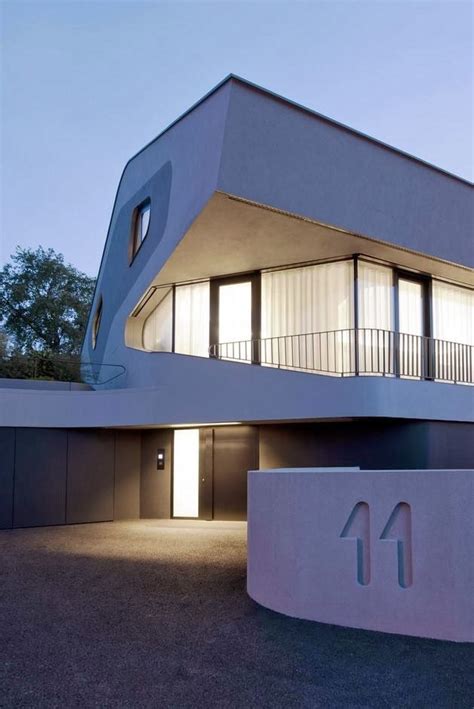 Desain Rumah Beton Futuristik Desain Rumah Modern Minimalis