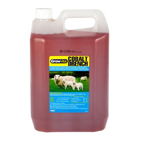 Growvite Cobalt Drench 5l Quinns Chemist