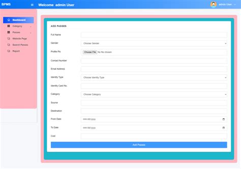 Bus Pass Management System Using Python Django Python Django Projects Pythoncodeverse