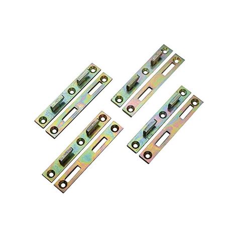 Buy Rockler 4” X 58 Bed Rail Brackets 4 Pack Wrought Steel Bed