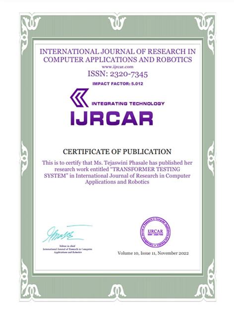 Research Publication Transformertesting Academicachievement Tejaswini Phasale