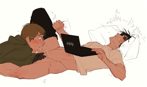 Rule 34 2boys Batman Batman Series Blowjob Bruce Wayne Clothed