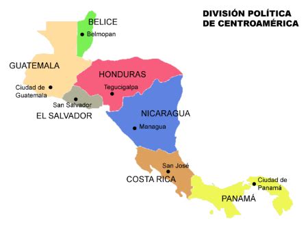 Central America Geography Overview Physical Map And Features Lesson