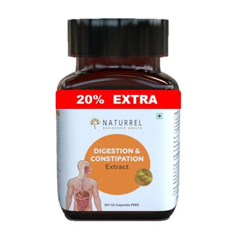 Buy Naturrel Digestion And Constipation Extract Capsule 50s Free 10s