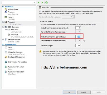 Hot Add Additional CPU Resources In Windows Server Hyper V CHARBEL NEMNOM MVP MCT CCSP