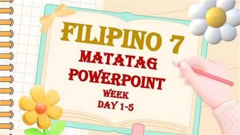 Le Q3 Filipino 7 Week 7 Pptx Complete Pptx
