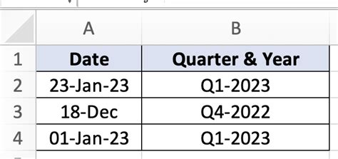 How To Convert Date To Quarter And Year In Excel Smart Calculations