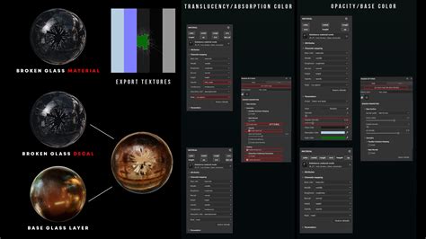 Broken Glass Generator Tool Substance Painter Texture Cgtrader