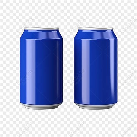 모형을 위한 현실적인 파란색 캔 소다 캔 모형비어 있는컨테이너 Png 일러스트 무료 다운로드 Lovepik