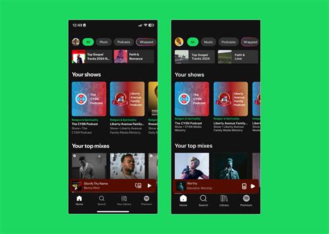 Spotify App Redesign Practice Figma