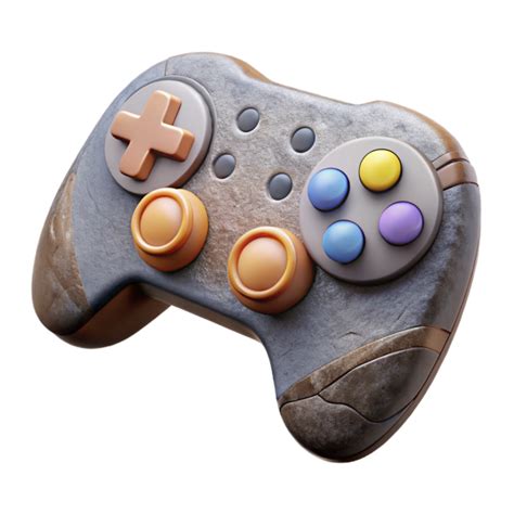 Magnificent Artistic Gaming Controller Buttons Cutout Element Authentic