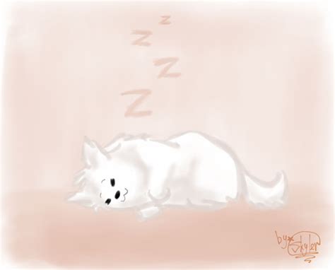 Sleeping Toby By Skylerthefox56 On Deviantart