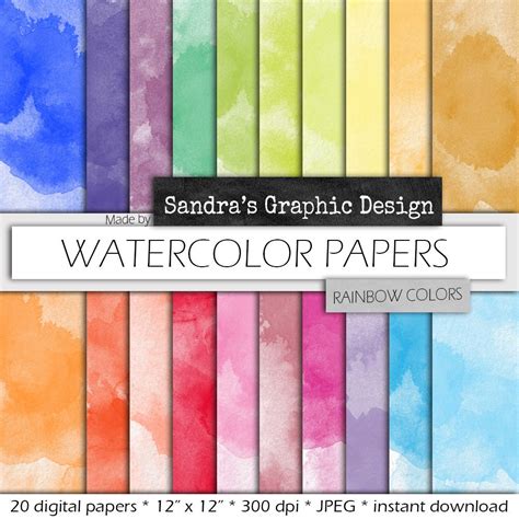 Printable Watercolor Paper