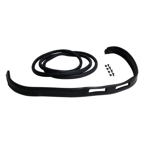 5453950k Windshield Frames With Strip Kit For 1976 Jeep Cj5 Black