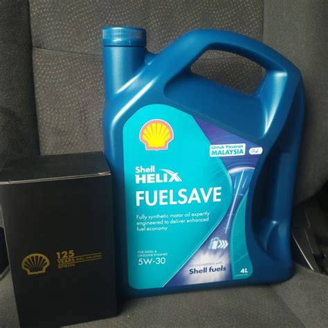 Shell Helix Fuelsave 5w 30 4l Shopee Malaysia