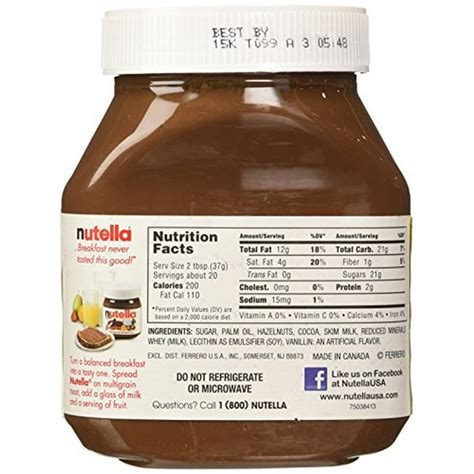 Nutella Label Ingredients