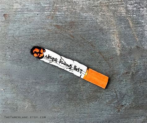 Never Knows Best Lapel Pin Pinback Button Flcl Fooly Cooly Etsy