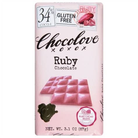 Chocolove Chocolate Bar Ruby 12 Pk 31 Oz Kroger