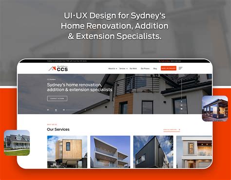 CCS Builders UI Design Behance