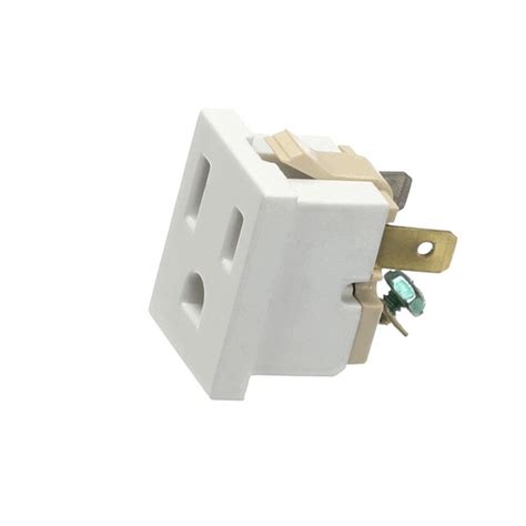 Receptacle Snap In 125v 15a S For Curtis Part Wc 14001
