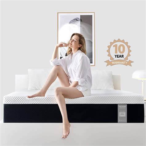 Iyee Nature Queen Size Mattress 10 Inch Cooling Gel Memory Foam
