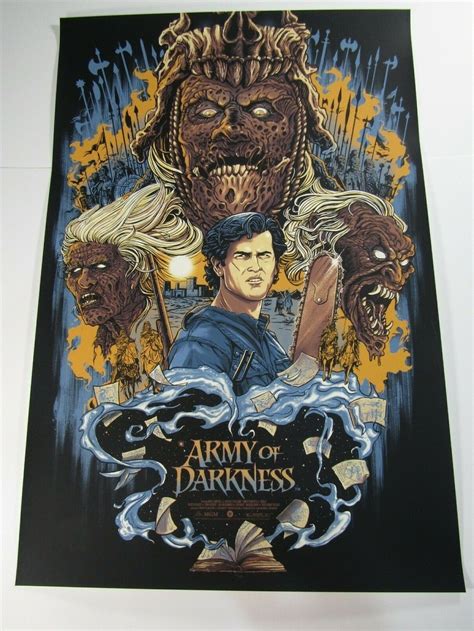 Army Of Darkness Poster Mondo