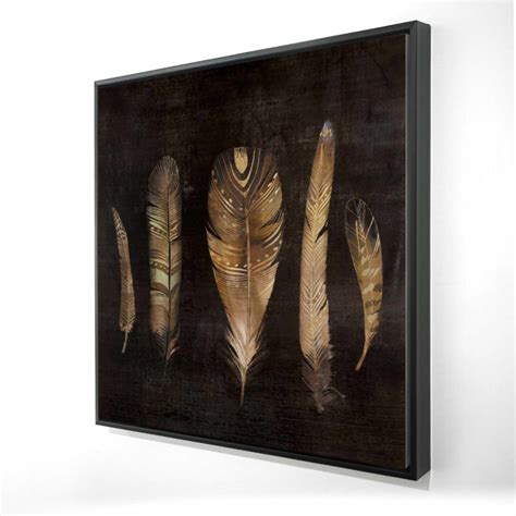 Foundry Select Brown Feather Set Wayfair