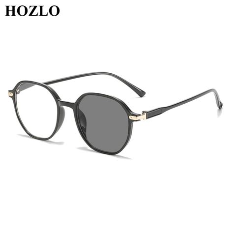 New Retro Round Photochromic Reading Sunglasses For Women Men