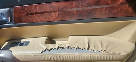Fixing Ripped Leather Armrest Rdetailing