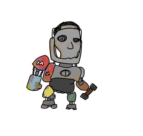 Been Drawing Tiny Bots For No Particular Reason I Have Atom But I