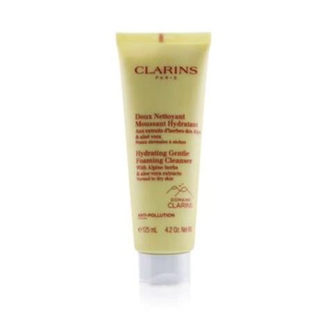 Clarins Hydrating Gentle Foaming Cleanser With Alpine Herbs And Aloe Vera