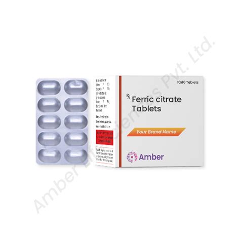 Ferric Citrate Tablets Certified Manufacturer And Exporter
