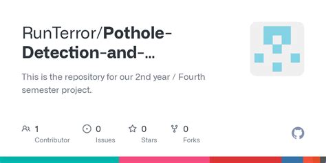Github Runterrorpothole Detection And Reporting System This Is The Repository For Our 2nd