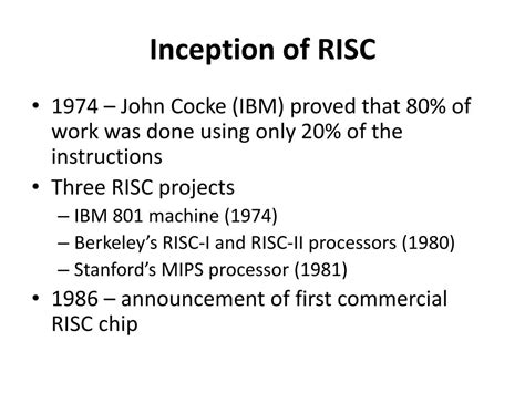 PPT RISC PowerPoint Presentation Free Download ID