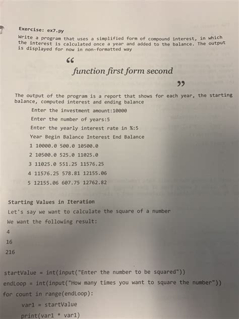 Solved Exercise Ex7 Py Write A Program That Uses A