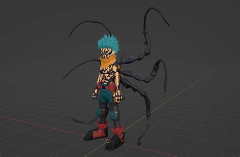 Deku Overlay My Hero Academia 3d Model By Summerforce