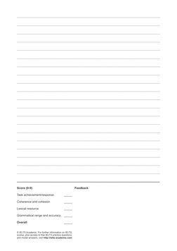 Ielts Writing Answer Sheet Pdf Pdf International English Language