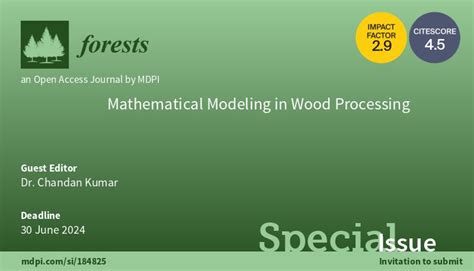 Forests Mdpi On Linkedin Forests Mathematicalmodel Optimisation Simulation Prediction