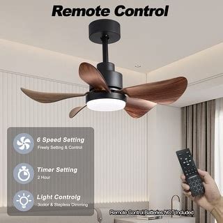 Low Profile Flush Mount Ceiling Fan With Lights Remote Control Bed