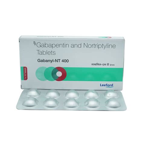 Gabanyl Nt 400mg Strip Of 10 Tablets Health And Personal Care