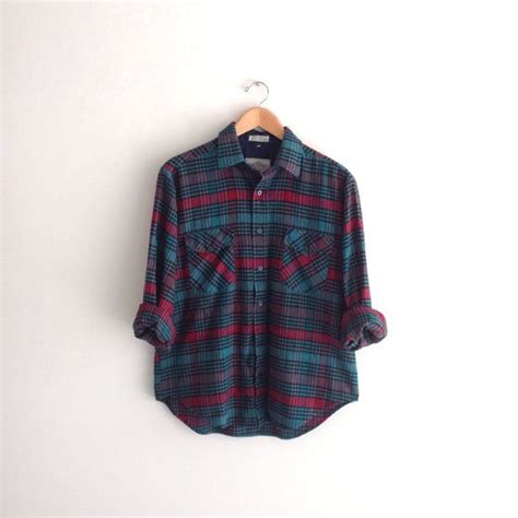 80s Vintage Flannel Shirt Etsy Vintage Flannel Shirt Womens Casual