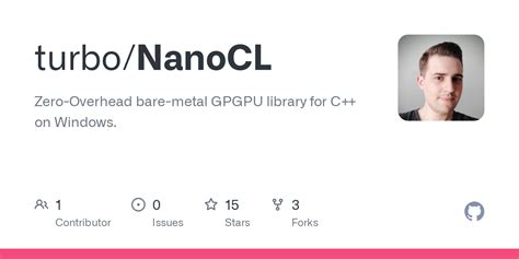 github turbo nanocl zero overhead bare metal gpgpu library for c