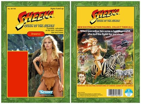 Sheena Queen Of The Jungle Tanya Roberts 1984 Movie Etsy Canada