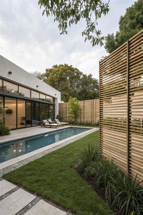 16 Stylish Wood Pool Fence Ideas To Inspire You
