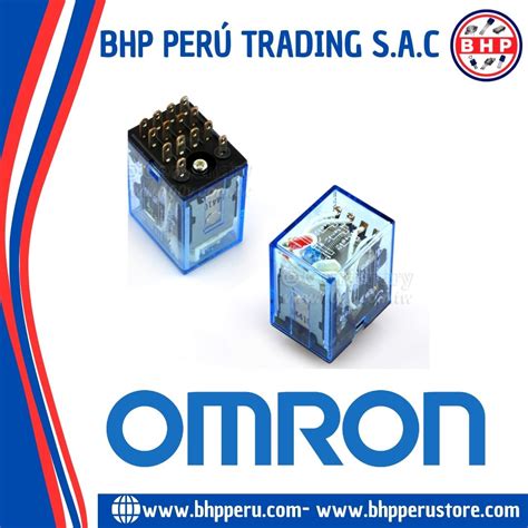 MY4N J DC24V OMRON RELAY USO GENERAL 4PDT 24VDC 5A 250VAC 14 PINES BHP Perú Web