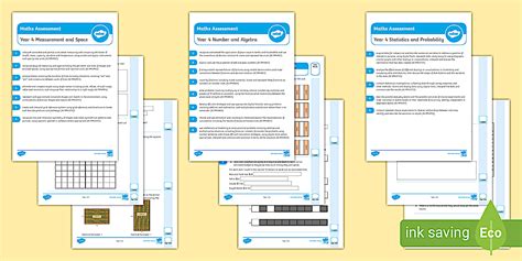 End Of Year 4 Maths Assessment Pack Creat De Profesori