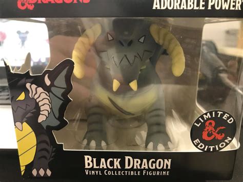 Ultra Pro Figurines Of Adorable Power Dandd Black Dragon Limited Edi