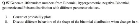 Use Question 7 To Solve Question 8 Chegg Com