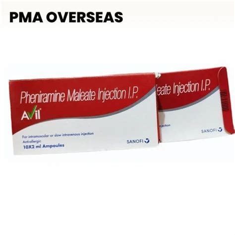 Pheniramine Maleate Injection Ip At ₹ 45box Avil Injection In Nagpur